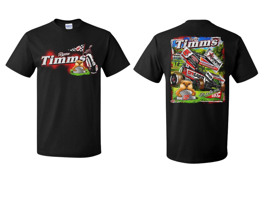 Ryan Timms "Caddy Shack" KIDS - Tshirt (Black) – Ryan Timms Merch