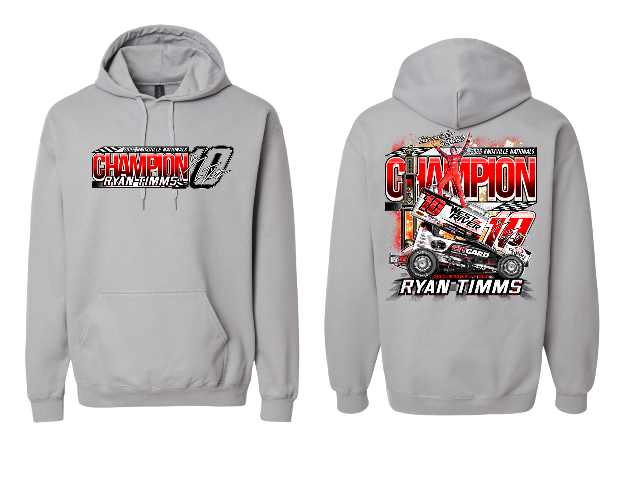 Natty Champ Hoodie - Cement – Ryan Timms Merch